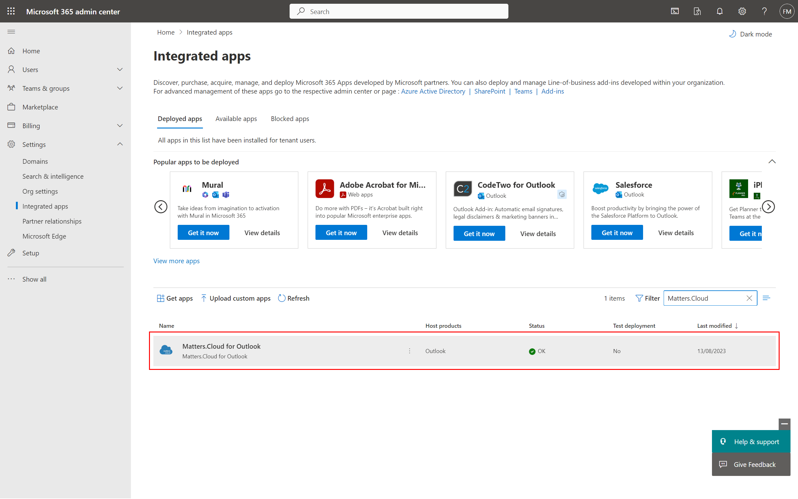 Updating Matters.Cloud for Microsoft Outlook Updating Matters.Cloud for Microsoft Outlook